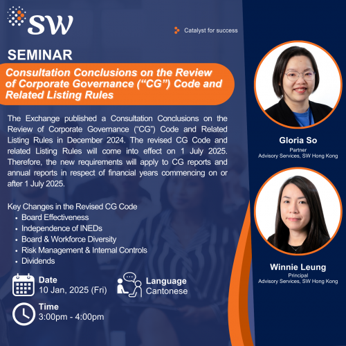 Consultation Conclusions on the Review of Corporate Governance (“CG ...